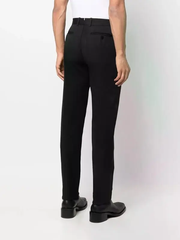 Alexander McQueen Straight-leg Tailored Trousers - Black