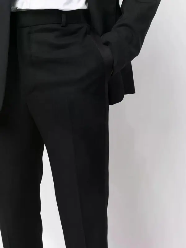 Alexander McQueen Straight-leg Tailored Trousers - Black