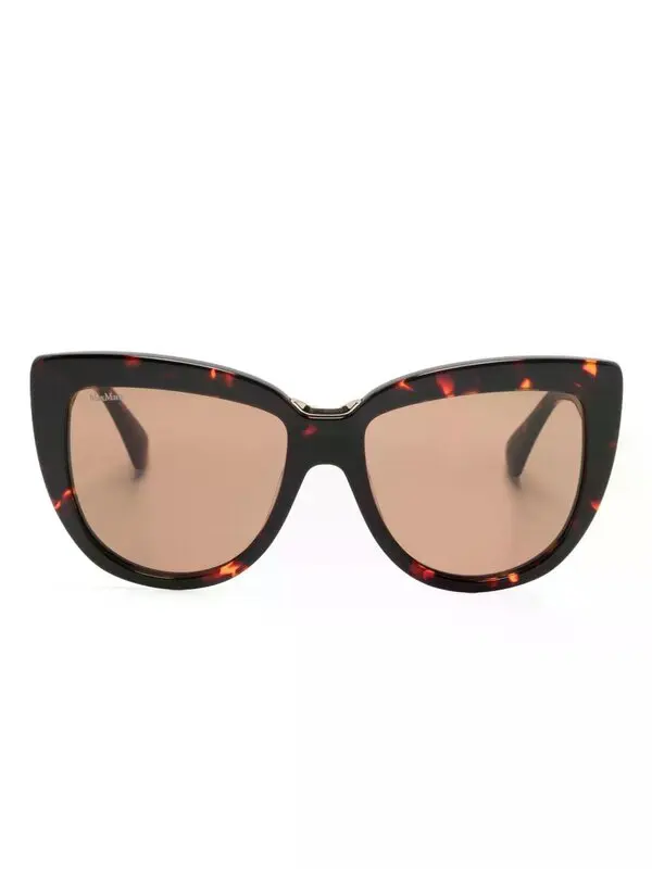 Max Mara Cat-eye Tinted Sunglasses - Black