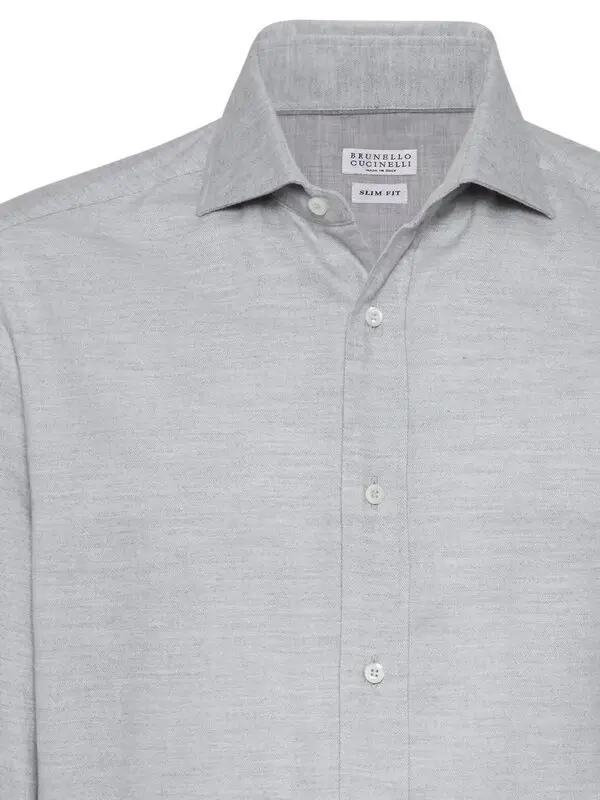Brunello Cucinelli Plain Long-sleeve Shirt