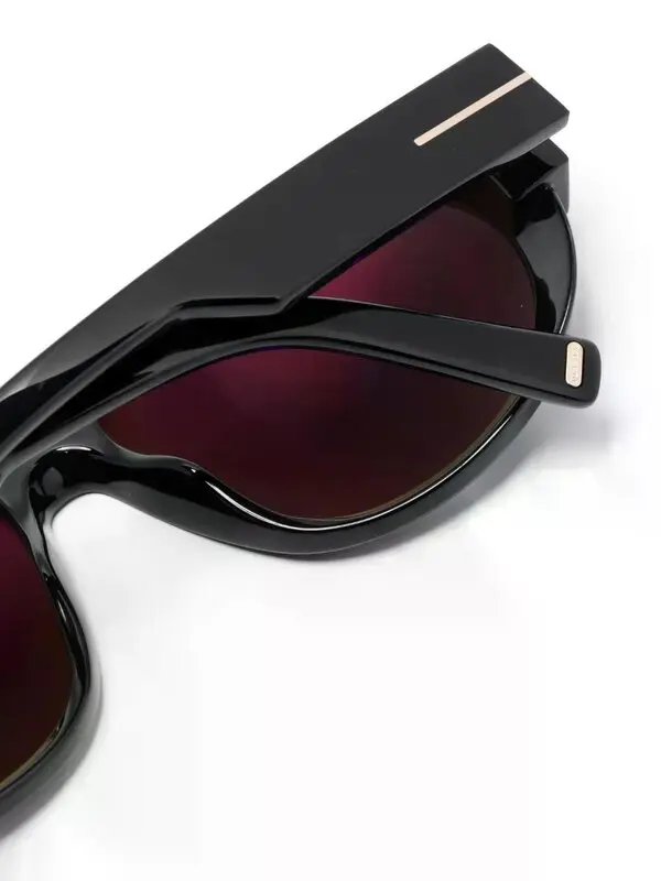 TOM FORD Blake Pilot-frame Sunglasses - Black