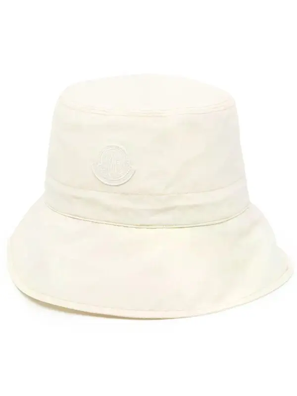 Moncler Logo-patch Cotton Bucket Hat