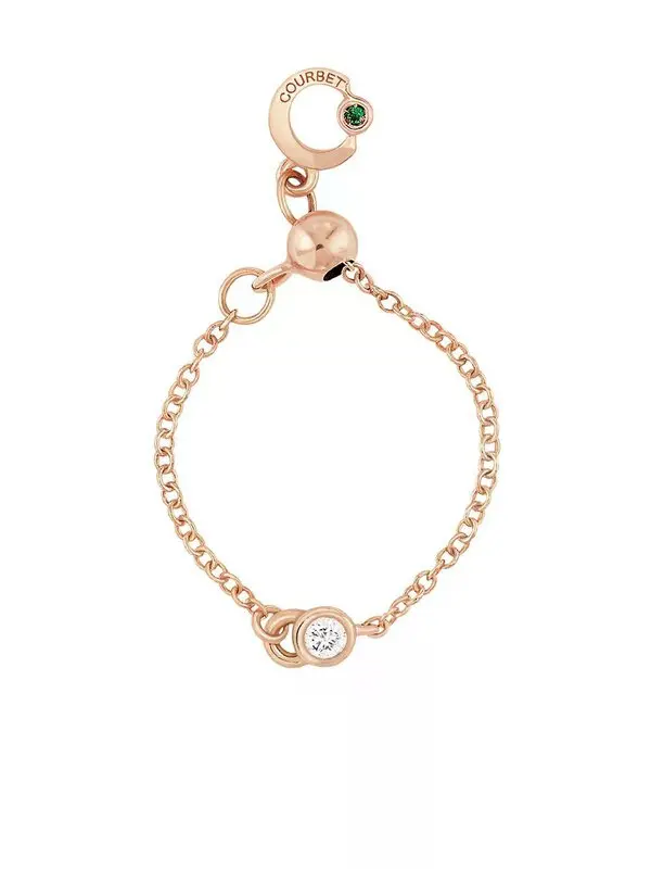COURBET 18kt Recycled Rose Gold Ring With Laboratory-grown Diamond - Pink