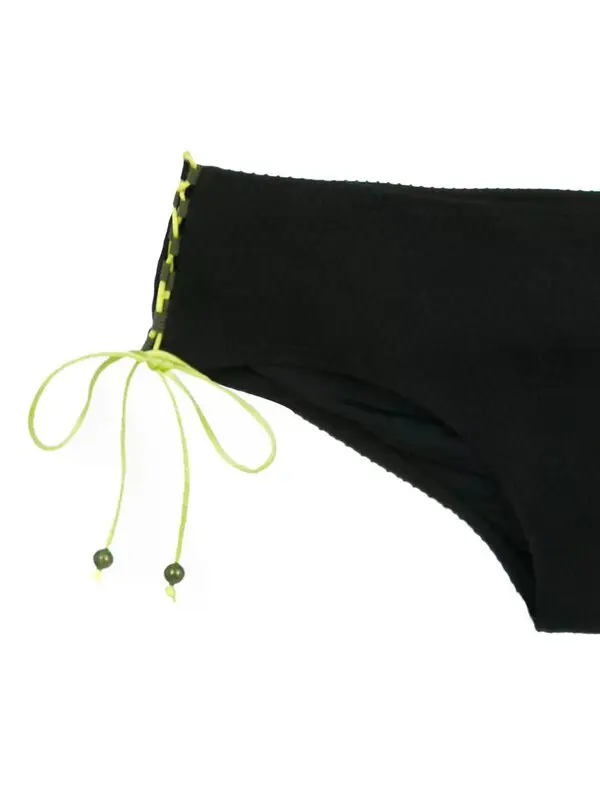 AMIR SLAMA Lace-up Bikini Top