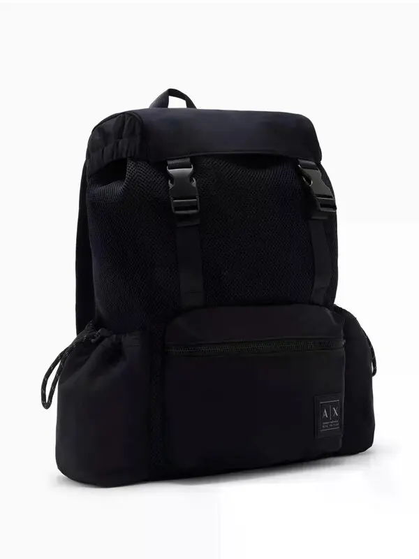 Armani Exchange Logo-patch Backpack