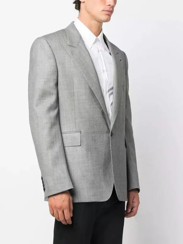 Alexander McQueen Single-breasted Wool Blazer