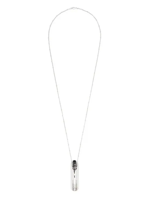Eddie Borgo Ripple Pendant Necklace - Silver
