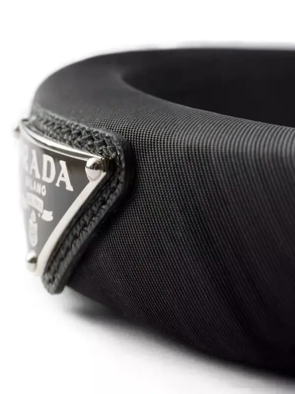 Prada Re-nylon Headband - Black