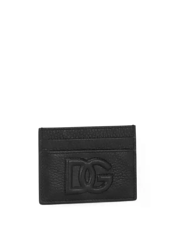 Dolce & Gabbana Logo-plaque Leather Cardholder