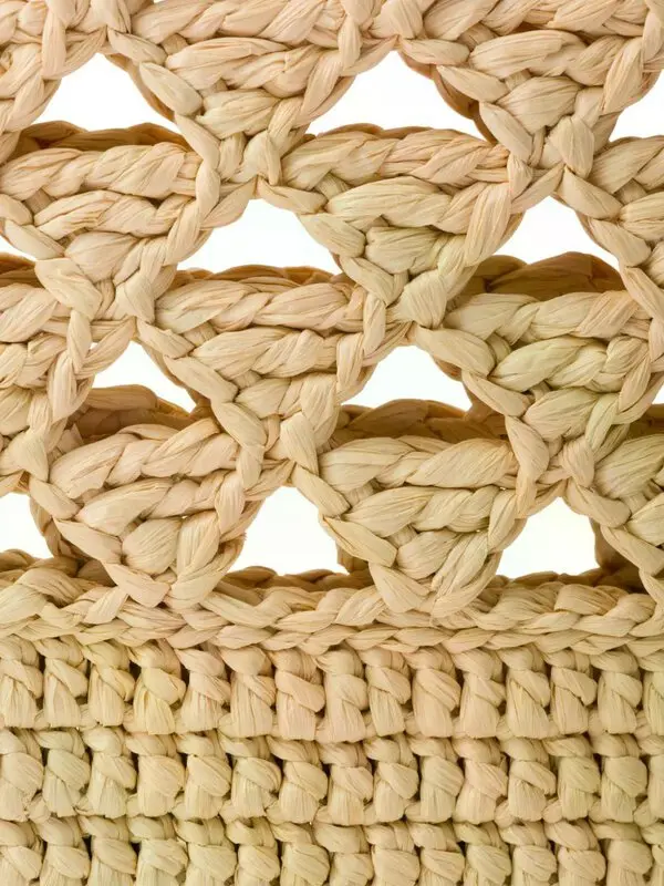 Prada Woven Crochet Tote Bag
