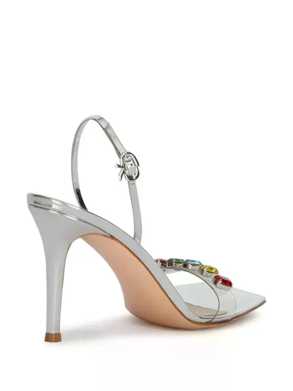 GIANVITO ROSSI 105mm Crystal-embellished Slingback Sandals