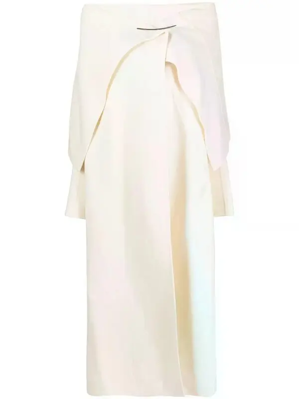 THE ROW Cashmere-silk Blend Drape-detail Coat
