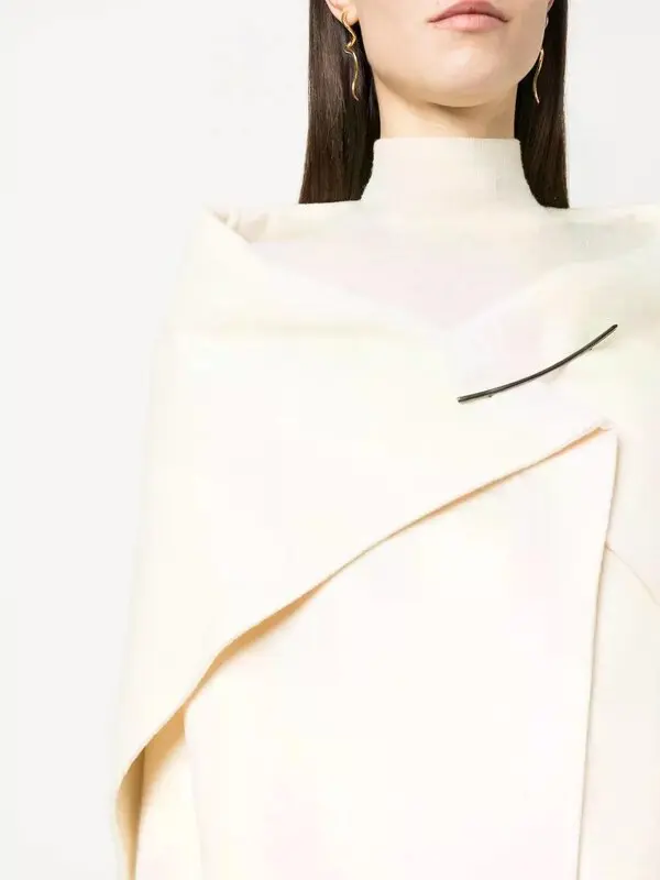 THE ROW Cashmere-silk Blend Drape-detail Coat
