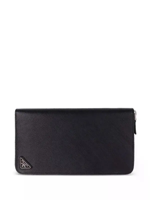 Prada Triangle-logo Document Holder - Black