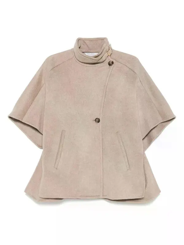 Max Mara Oversized Cashmere Jacket - Neutrals