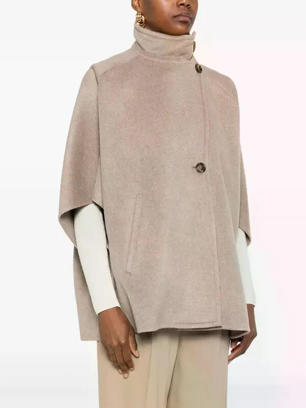 Max Mara Oversized Cashmere Jacket - Neutrals