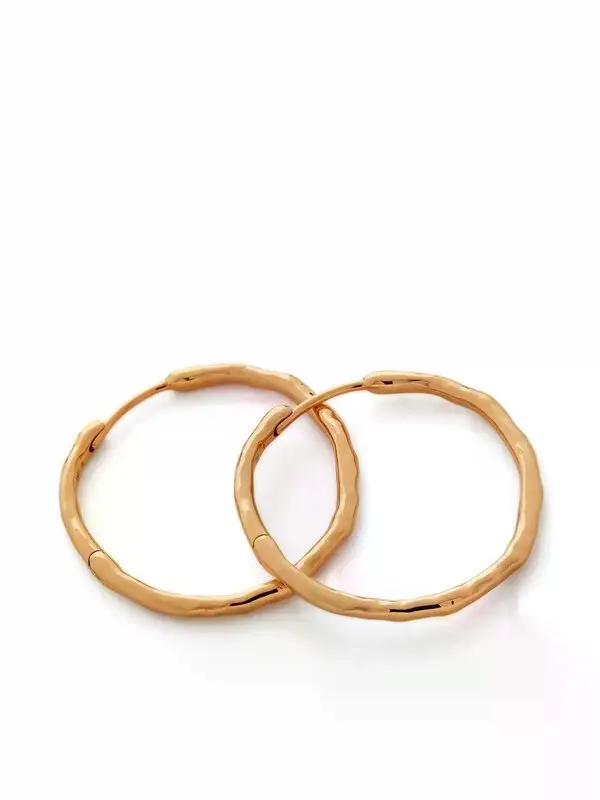 Monica Vinader Siren Muse Hoop Earrings - Gold