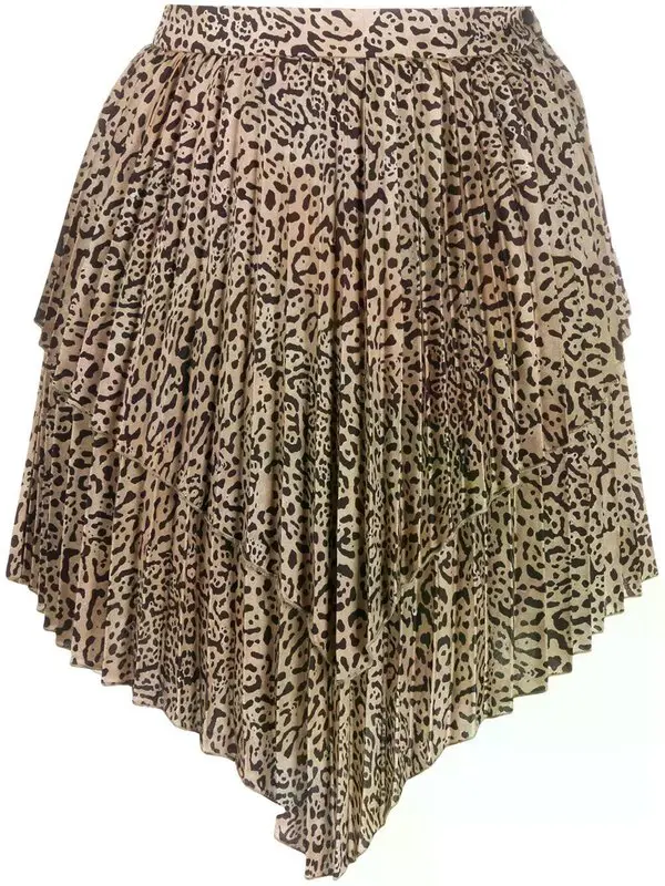 Wandering Layered Pleated Skirt