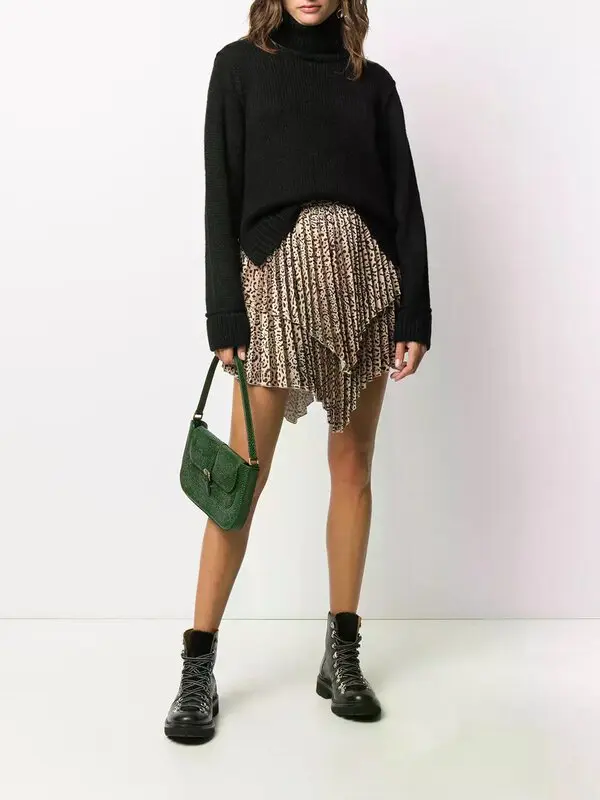 Wandering Layered Pleated Skirt