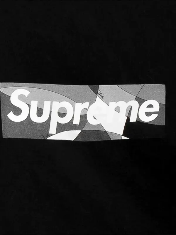 Supreme X Emilio Pucci Box Logo T-shirt - Black