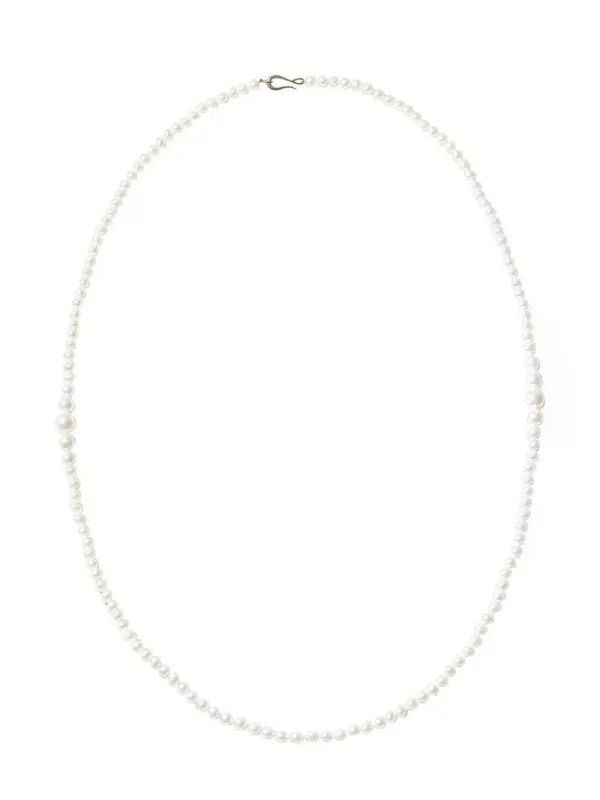 Mizuki 14kt Yellow Freshwater Pearl Necklace - Gold