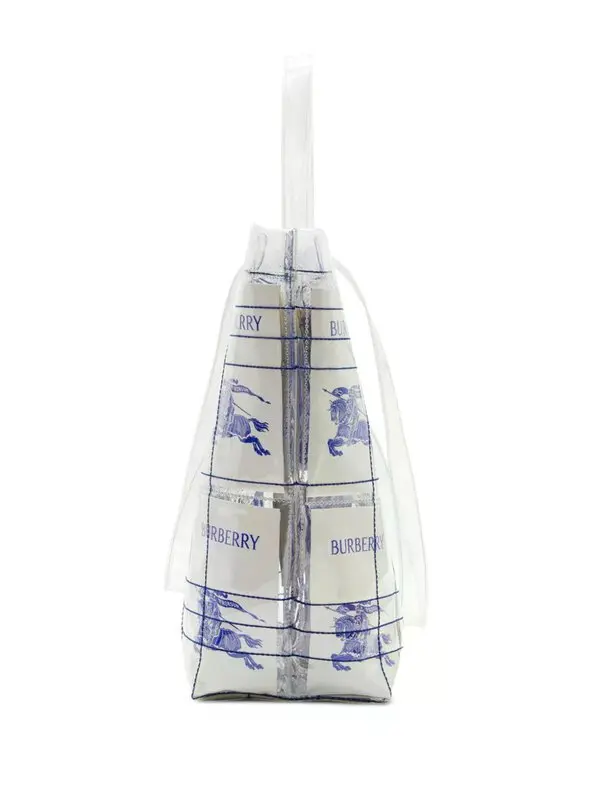 Burberry Logo-tag Transparent Tote Bag