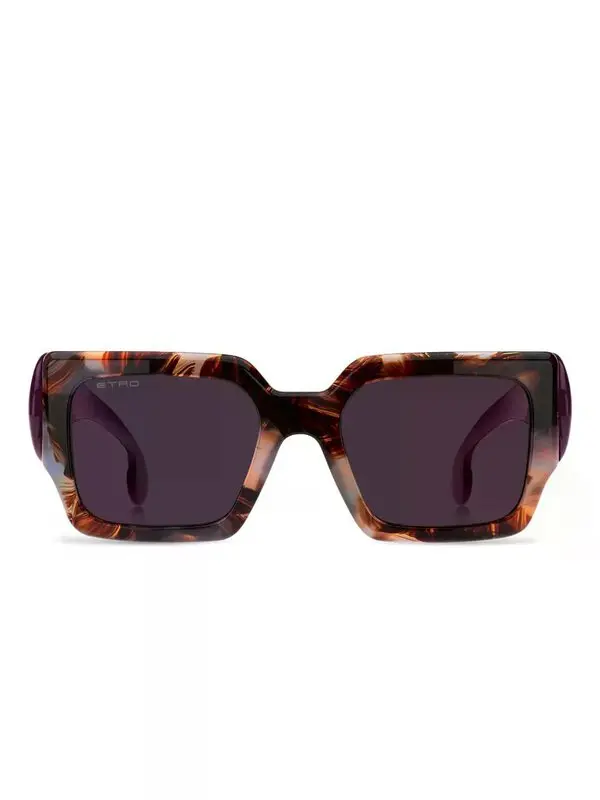 Etro Tortoiseshell Square-frame Sunglasses
