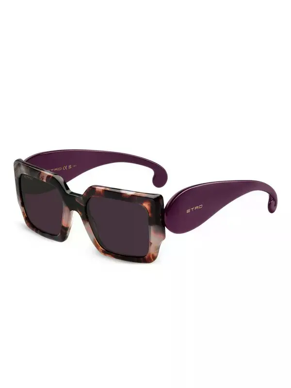 Etro Tortoiseshell Square-frame Sunglasses
