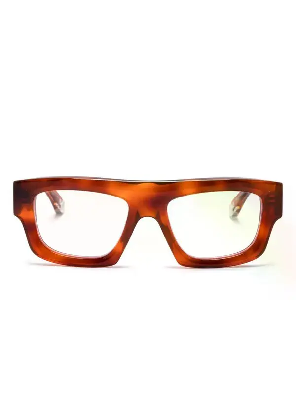 Gucci Square-frame Glasses - Brown