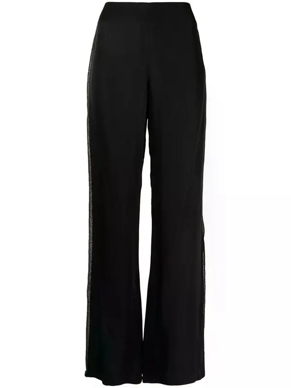 BARUNI Side-stripe Wide-leg Trousers