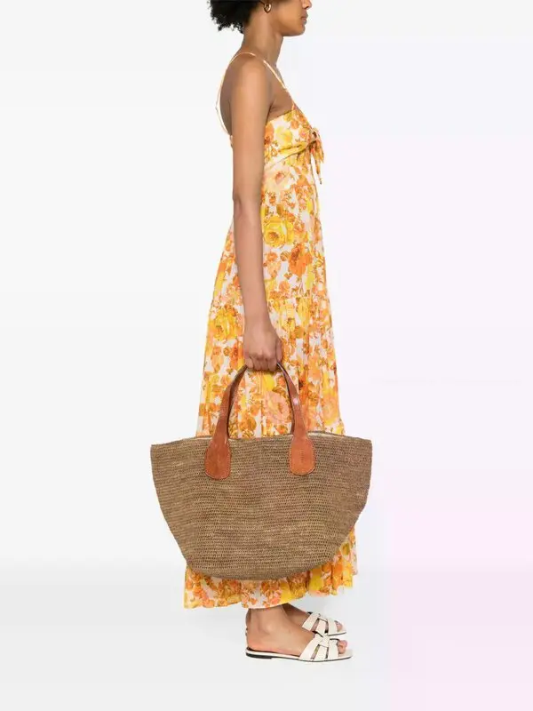 IBELIV Woven Raffia Tote Bag