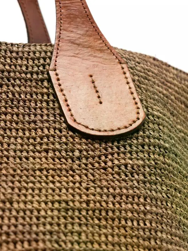 IBELIV Woven Raffia Tote Bag