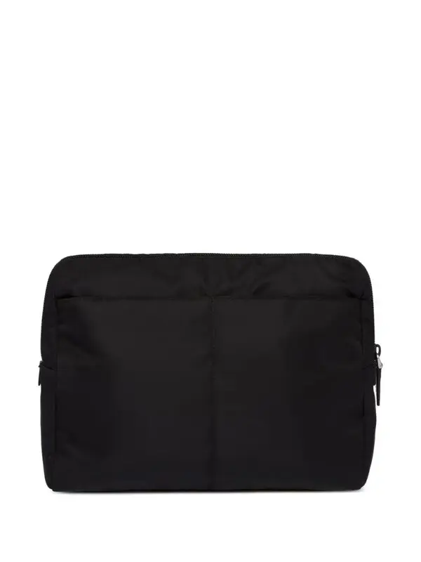 Prada Logo Triangle Pouch