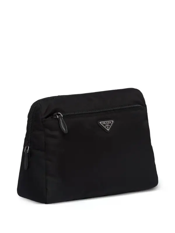 Prada Logo Triangle Pouch