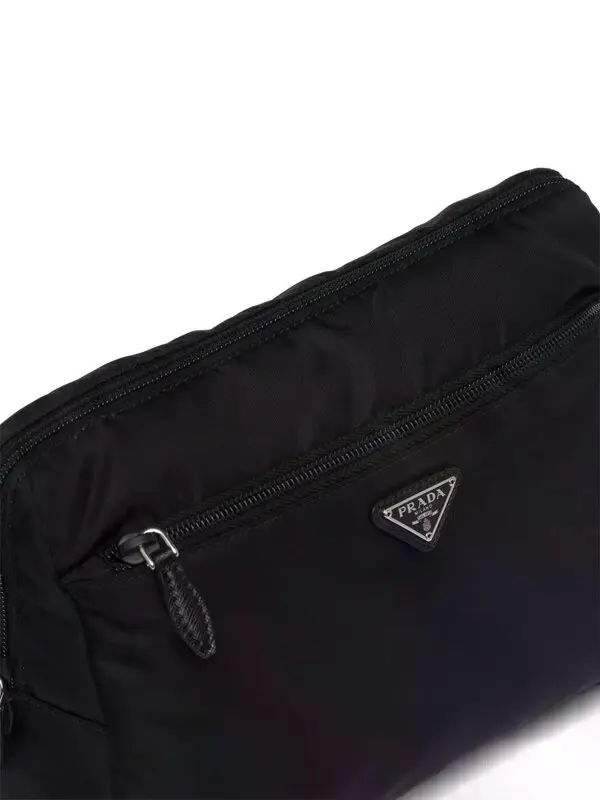 Prada Logo Triangle Pouch