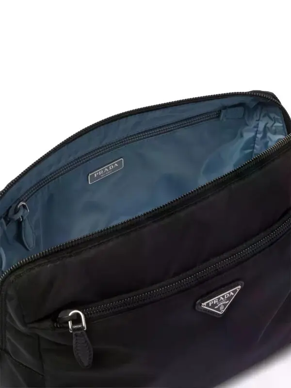 Prada Logo Triangle Pouch