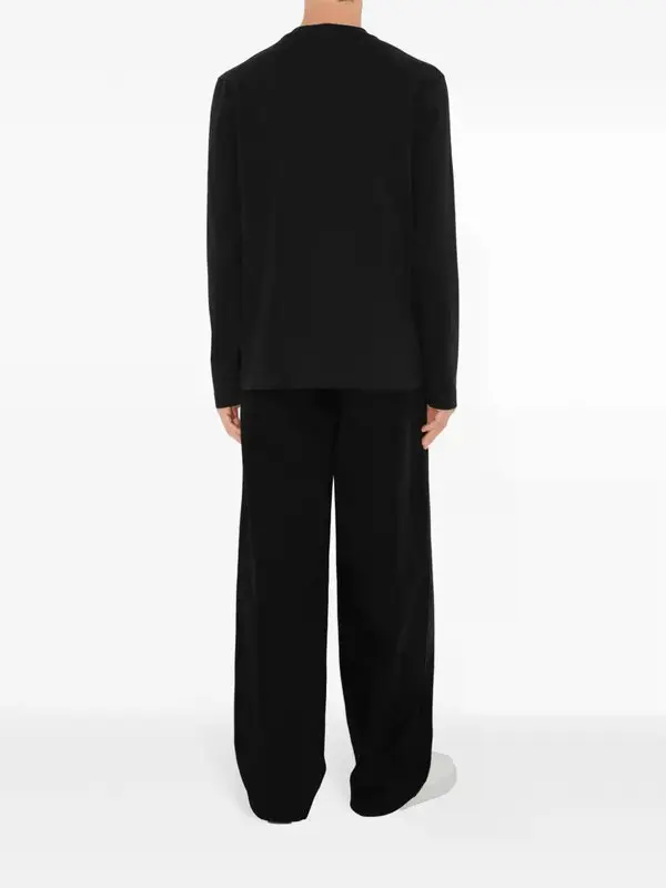 Burberry Equestrian Knight Motif Cotton Sweatshirt