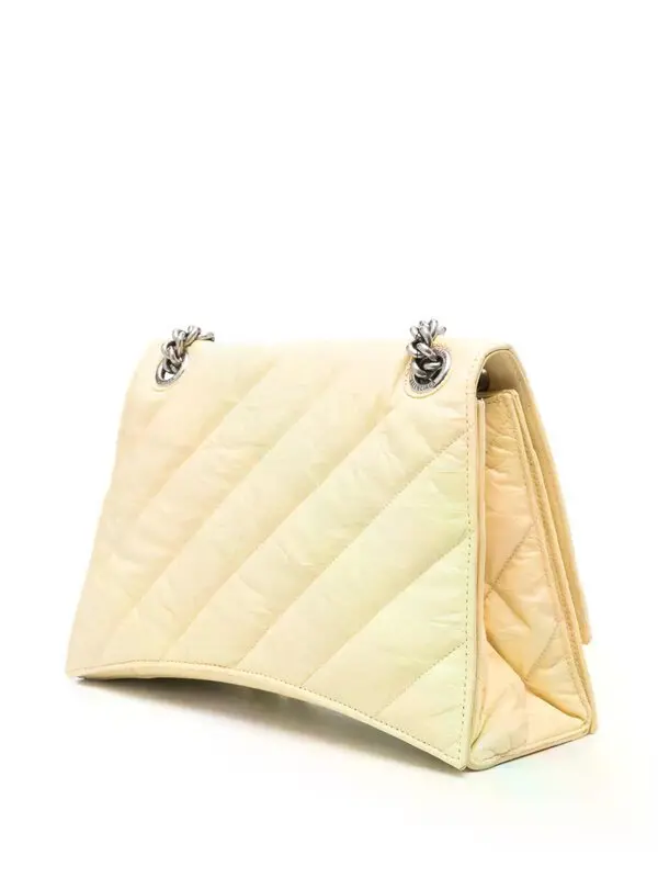 Balenciaga Medium Crush Leather Shoulder Bag
