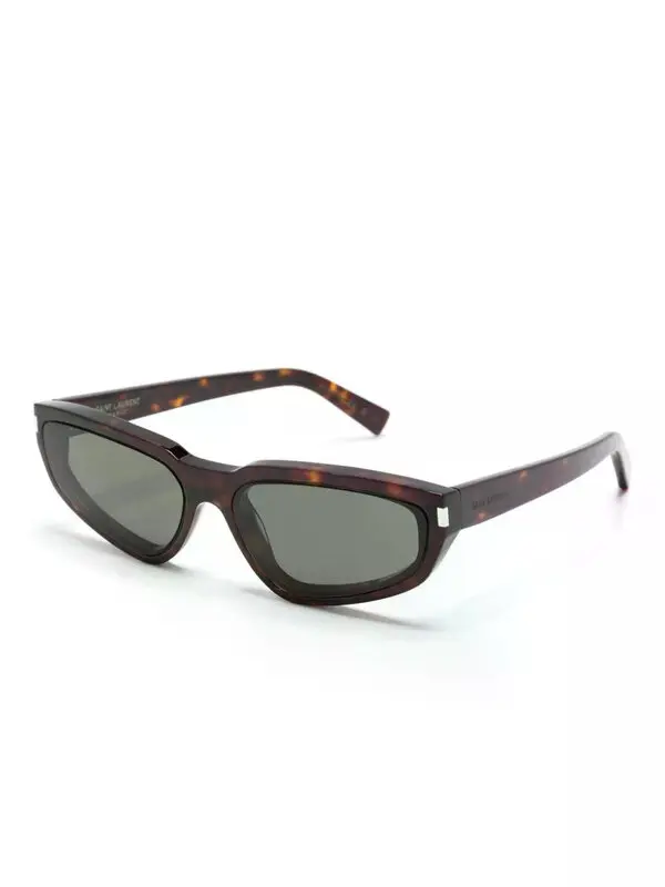 Saint Laurent Nova Tortoiseshell Sunglasses - Brown