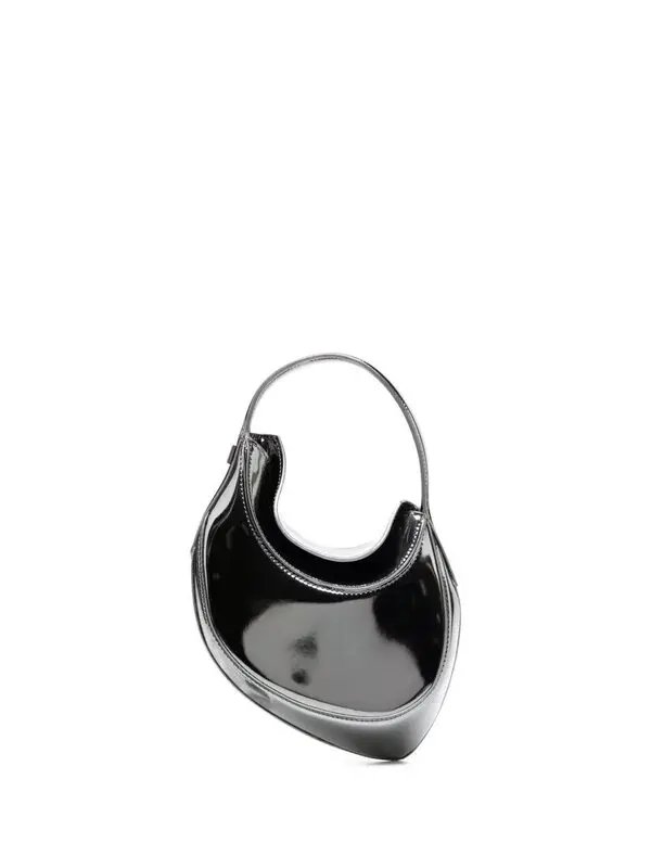 MUGLER Mini Smooth Spiral Curve 02 Bag - Silver
