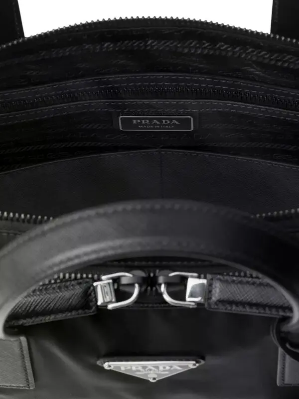 Prada Logo-plaque Briefcase