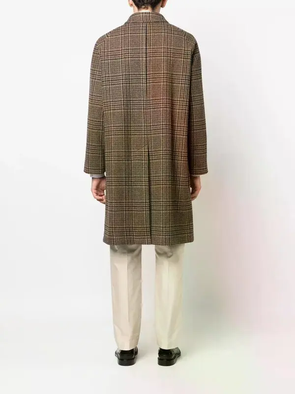 Tagliatore Checked Single-breasted Coat