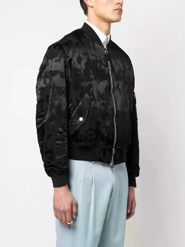Alexander McQueen Logo-print Bomber Jacket