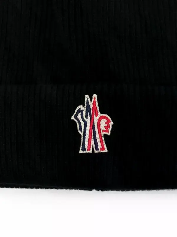 Moncler Embroidered-logo Beanie