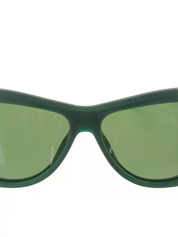 Jacquemus Geometric-frame Sunglasses - Green