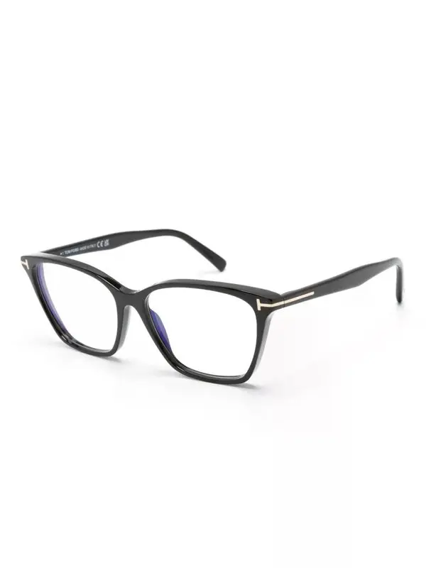 TOM FORD Rectangle-frame Glasses - Black