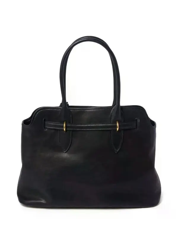 Miu Miu Medium Nappa Leather Tote - Black