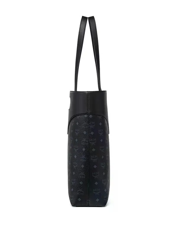 Mcm Large Diamond Visetos Tote - Black
