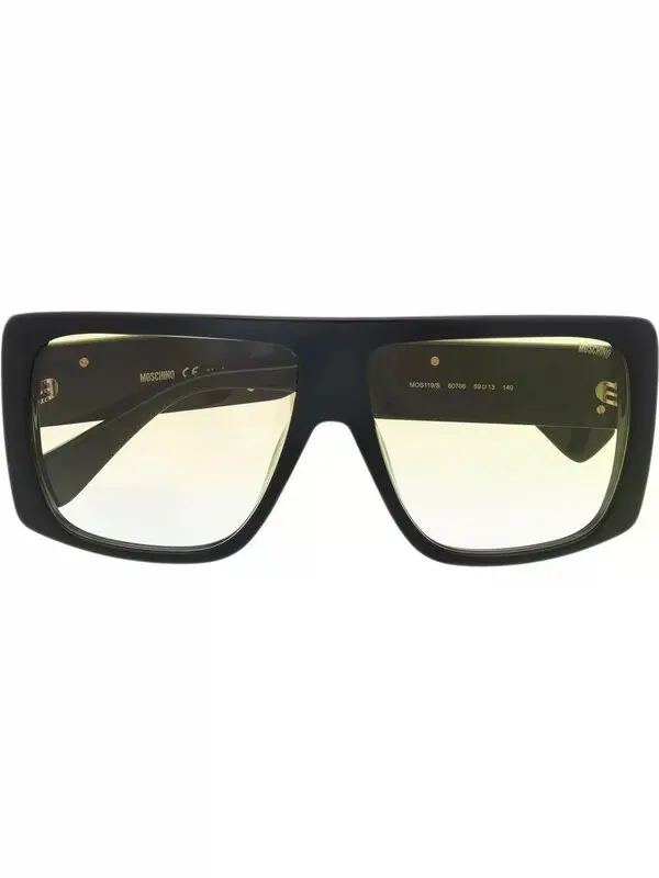 Moschino Square Frame Sunglasses - Black