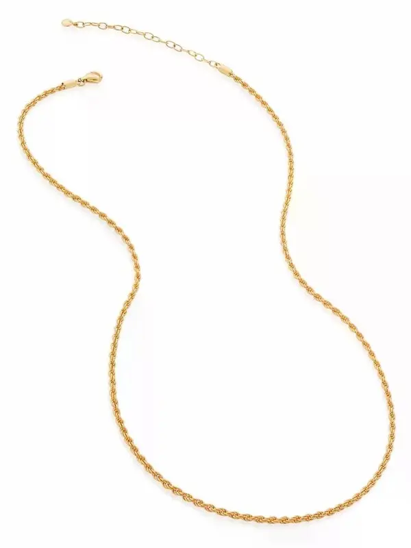 Monica Vinader Rope Chain Necklace - Gold